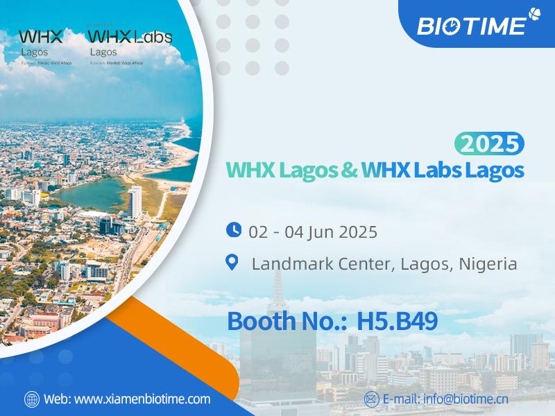 Join Biotime at WHX Lagos & WHX Labs Lagos 2025
